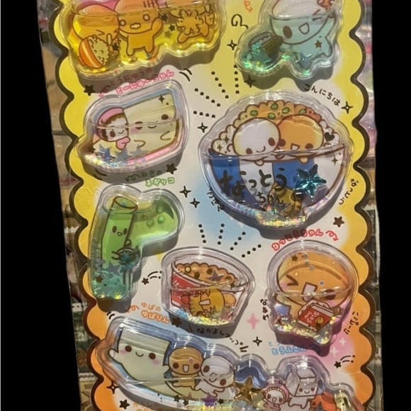 Office | Cute Kawaii Crux Heisei Natto Chan Water Sticker Sheet | Poshmark